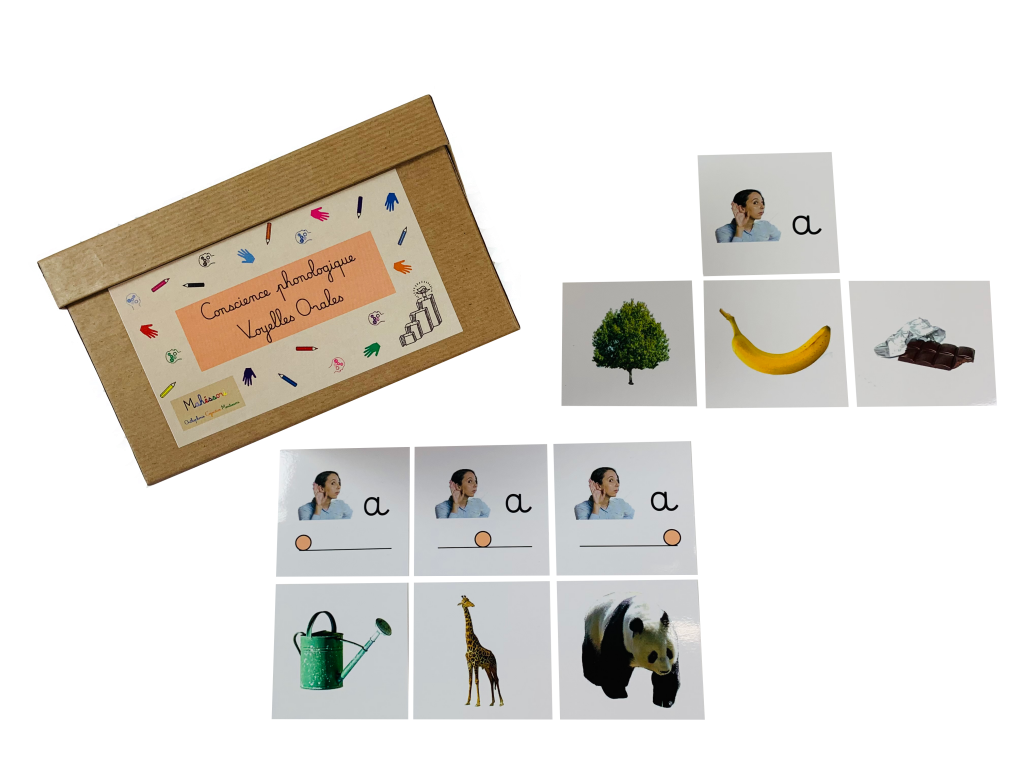 Conscience phonologique - Les voyelles orales - Montessori
